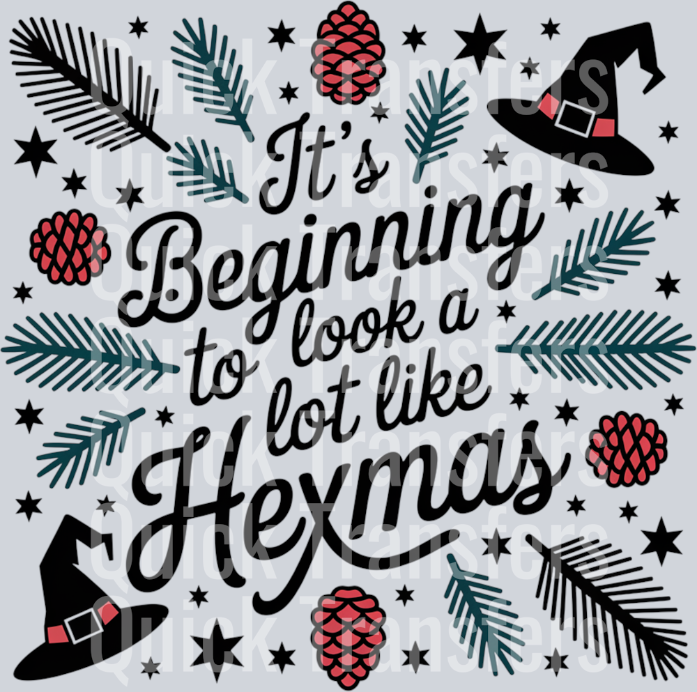 Enchanting Hexmas Witchy Christmas Pinecone Transfer – Quick Transfers
