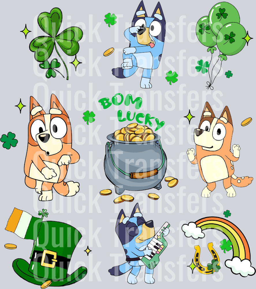 Lucky Charm Design for Unique Creations - Ready To Press DTF Transfer ...