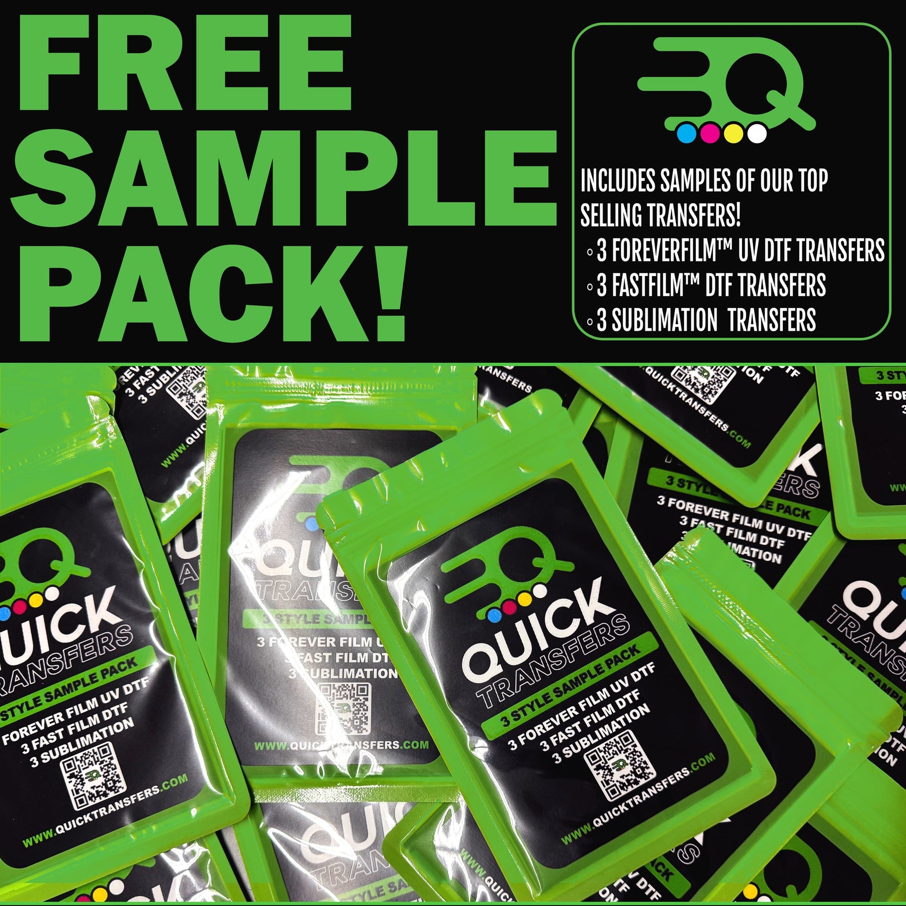 FREE TRANSFER SAMPLE PACK for Creative Projects Today – Quick Transfers