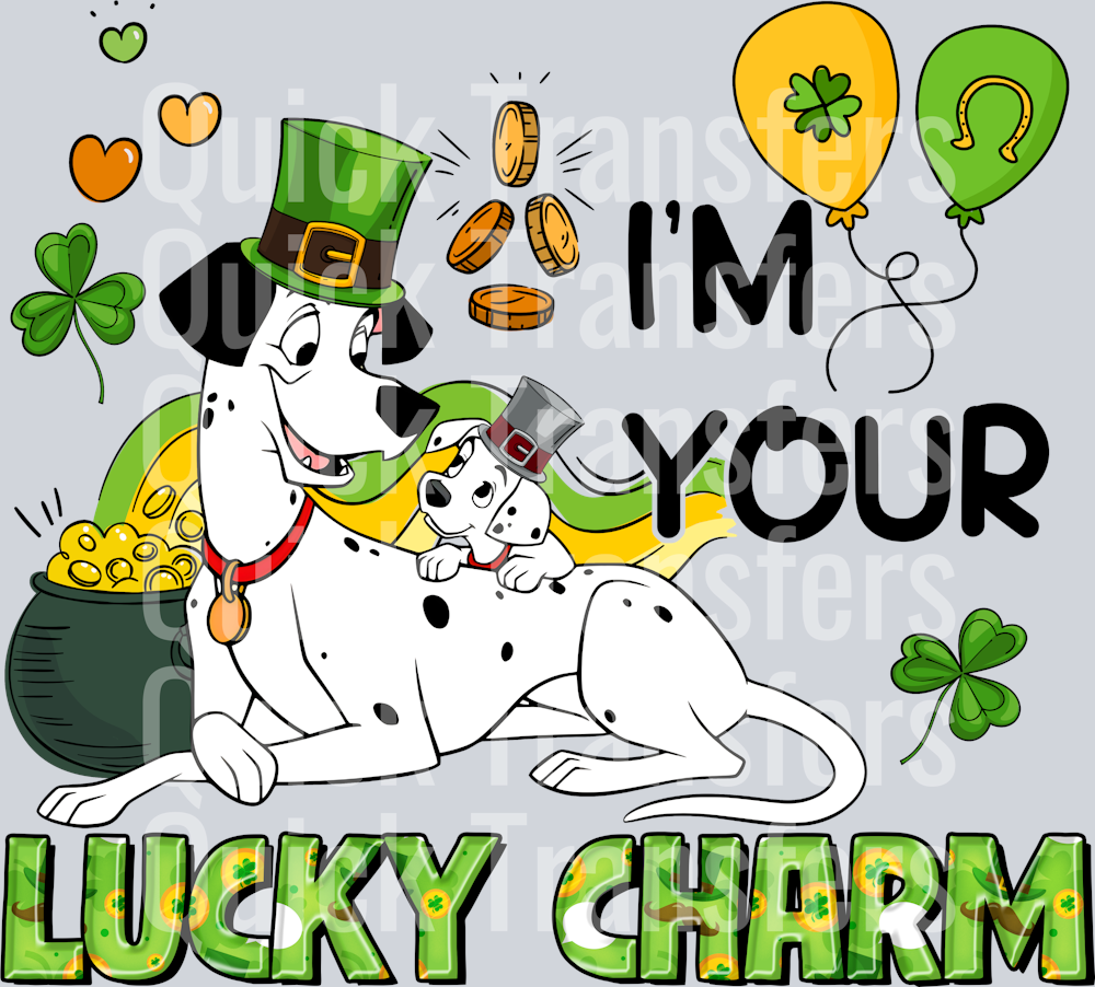 Charming Design For Good Fortune - Ready To Press DTF Transfer – Quick ...