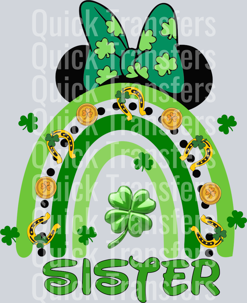 Charming Sisterly Love Design - Ready To Press DTF Transfer – Quick ...