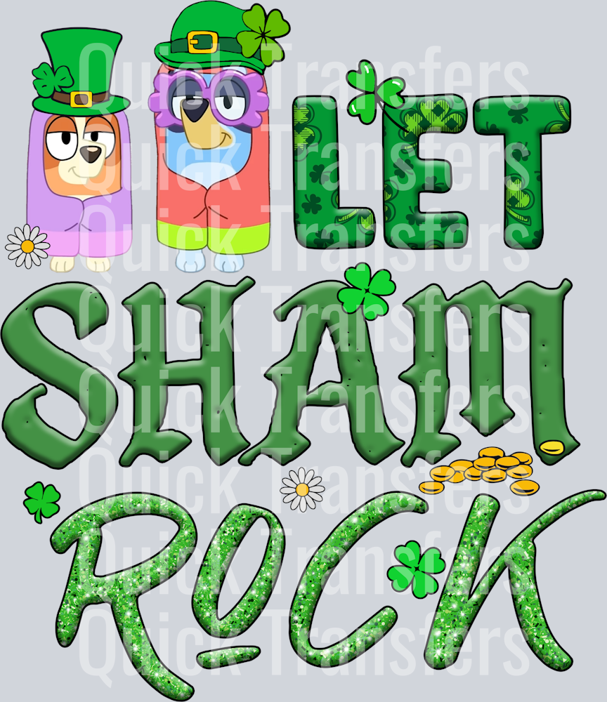 Let Your Luck Shine With Let S Sham Rock Design - Ready To Press DTF T ...