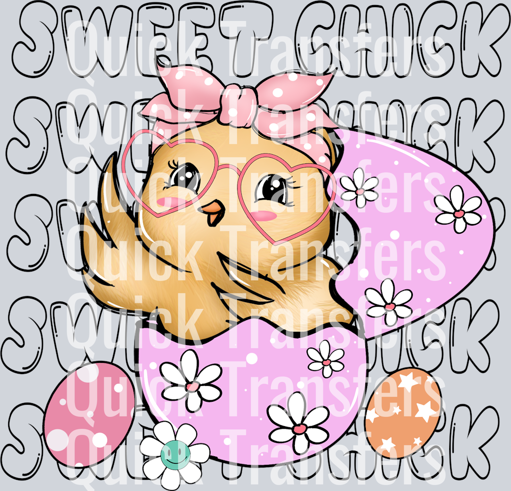 Easter Wonderland Floral Design - Ready To Press DTF Transfer – Quick ...