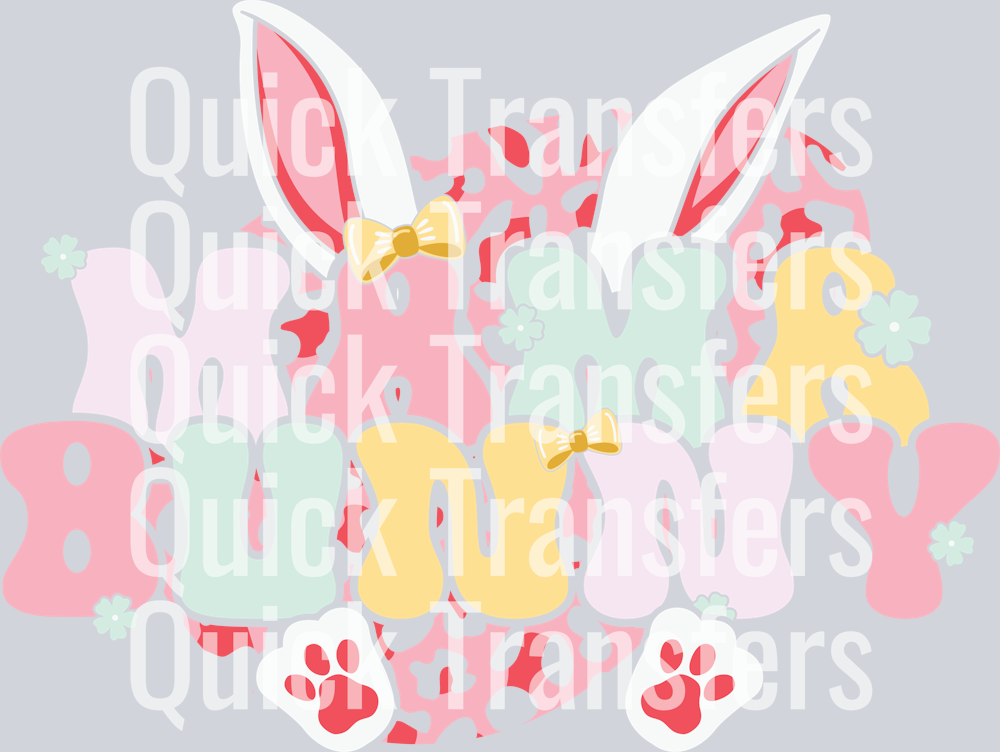 Charming Retro Easter Design For Crafts - DTF Transfer – Quick Transfers