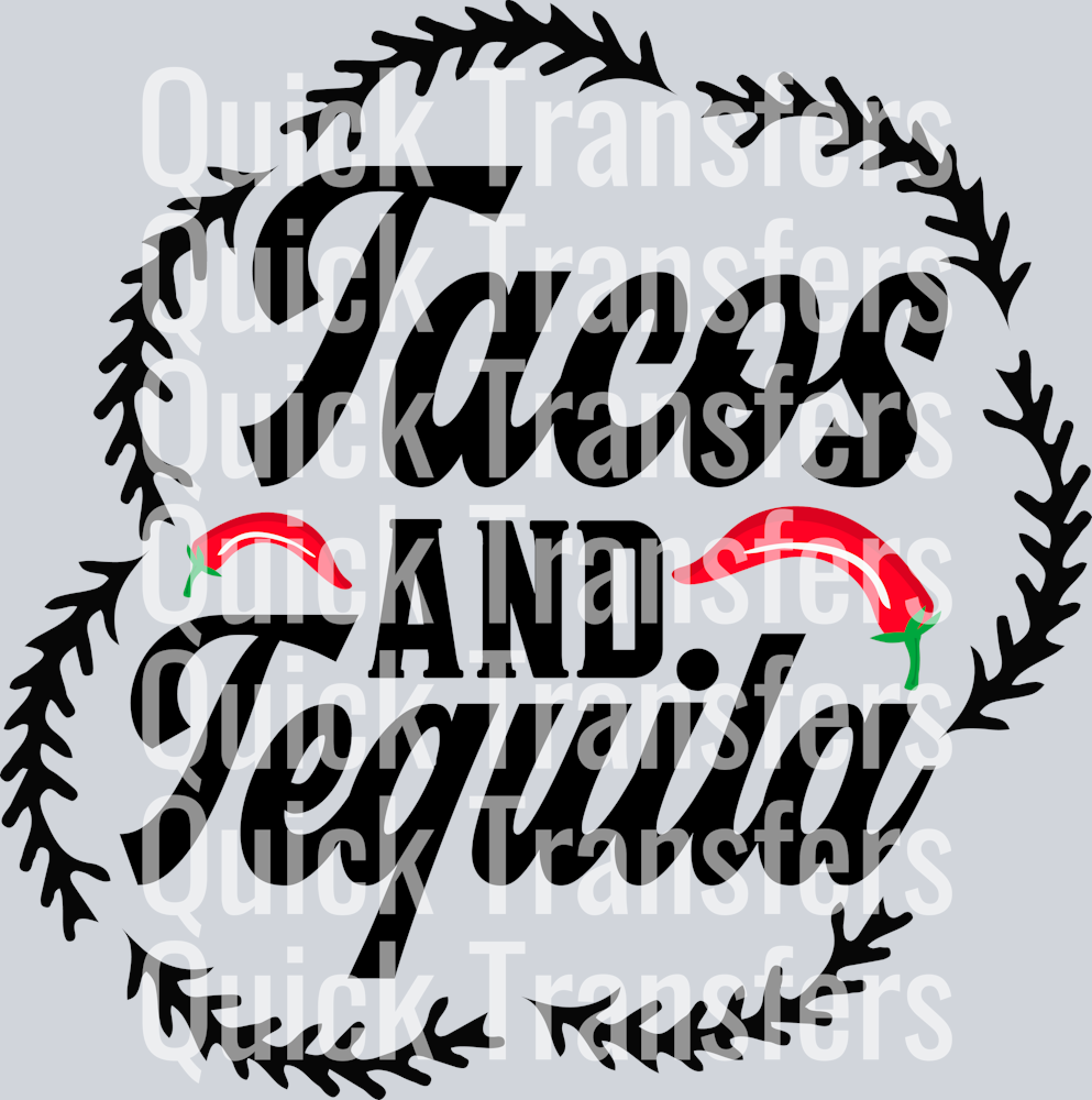 Bold Ideas And Tequila Chili Wreath Ready To Press Transfer – Quick ...